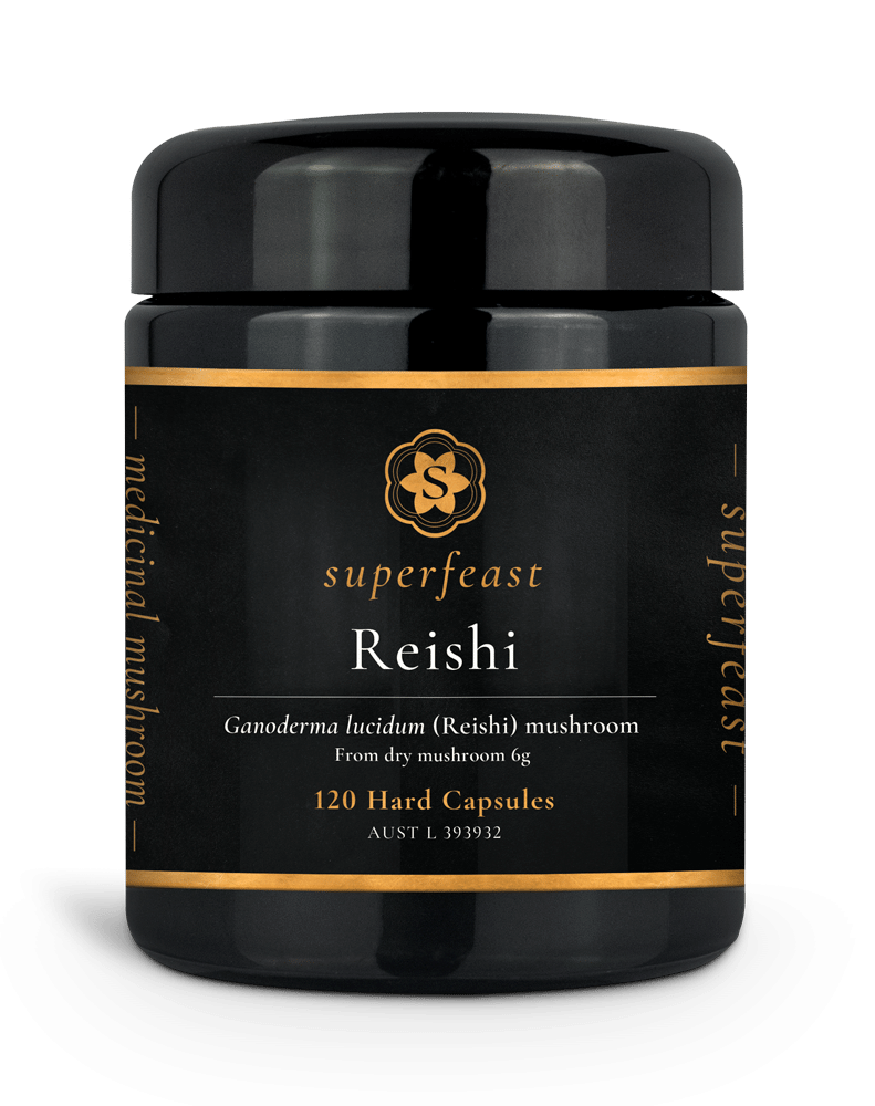 Reishi Mushroom Capsules | Convenient & Potent | SuperFeast